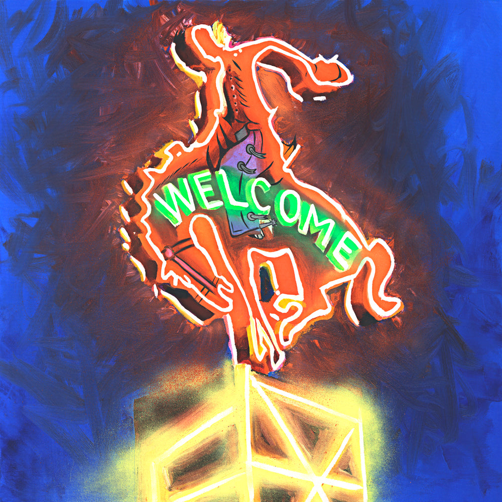 Limited Edition "Welcome Cowboy!" Print – PeterStridArt