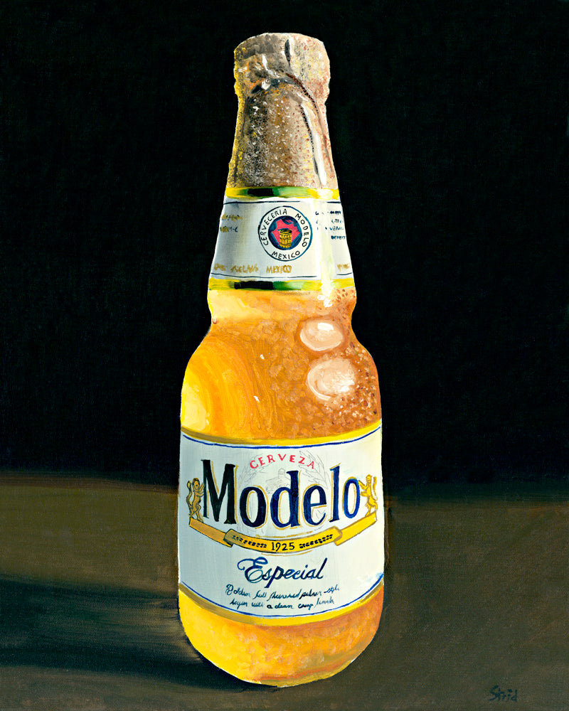 Modelo Beer Art Beer Corona Night Party Summer Beach Art Remixit Freet